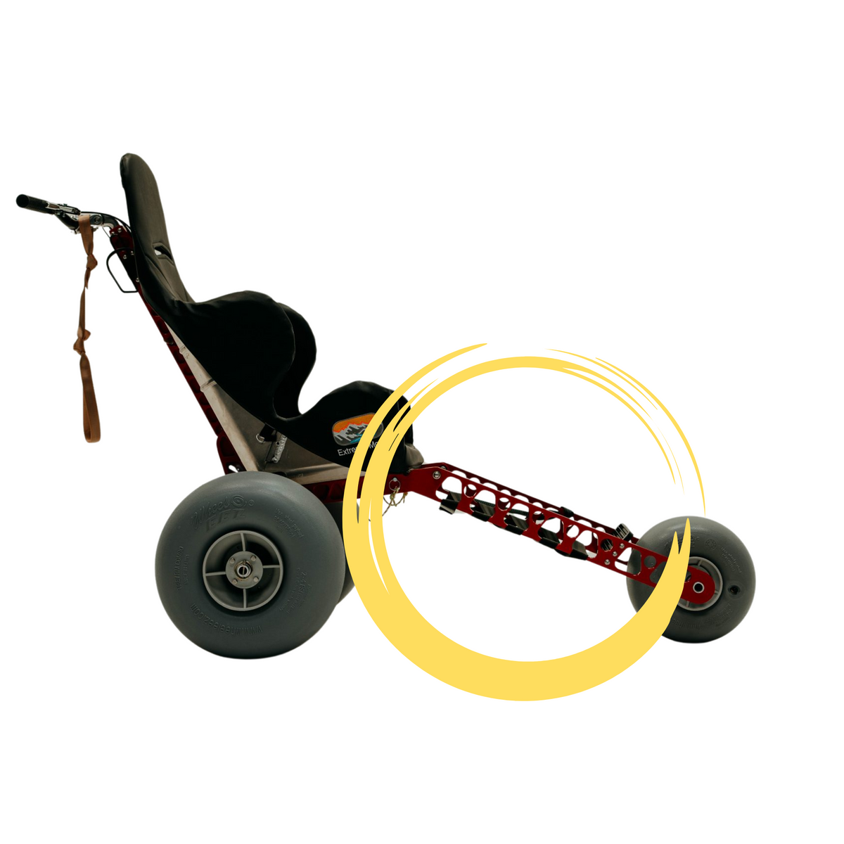 Extreme Motus Emma X3 All Terrain Wheelchair - Extra Long Frame