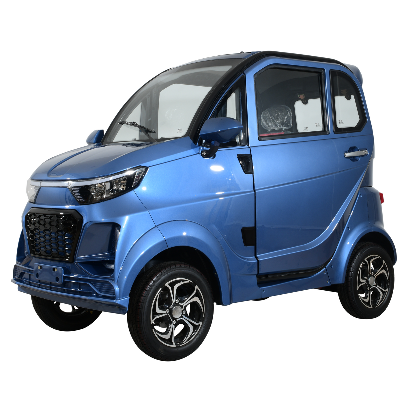 Green Transporter Q Runner Express Enclosed 2 Seat Mobility Scooter