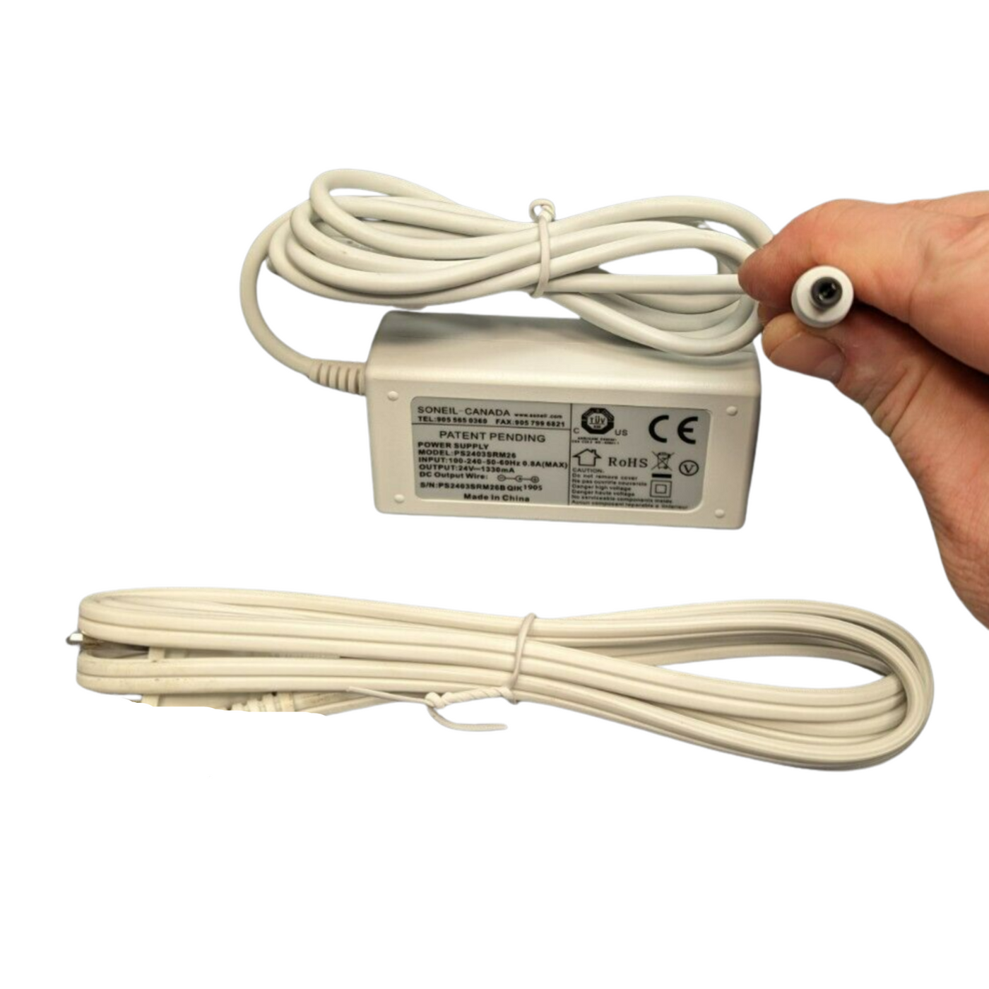 Handicare Portable Lift Soniel Battery Charger with Neutrik 3-Prong Co