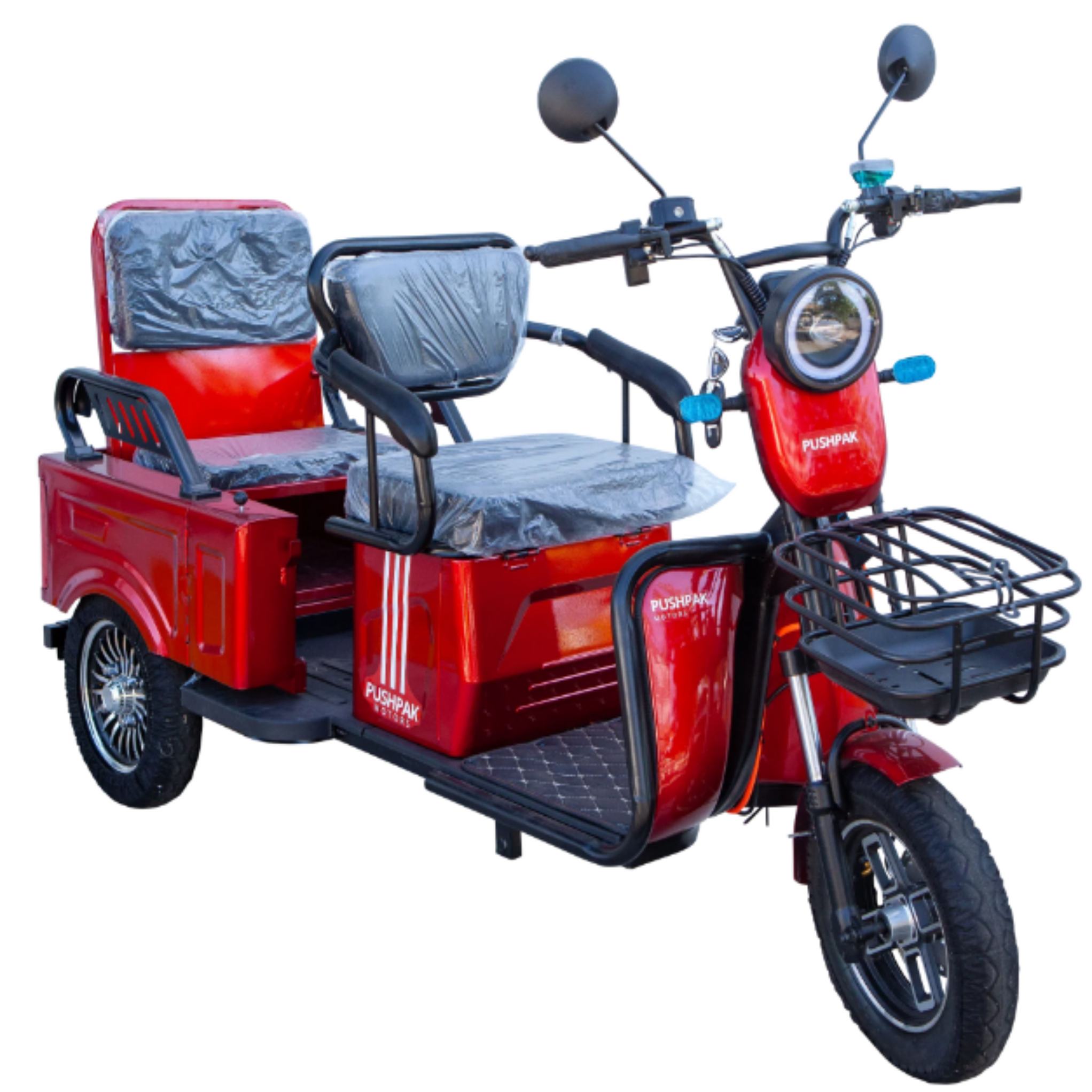 Pushpak 3000 Two-Person Electric Scooter - Mobility deluxe