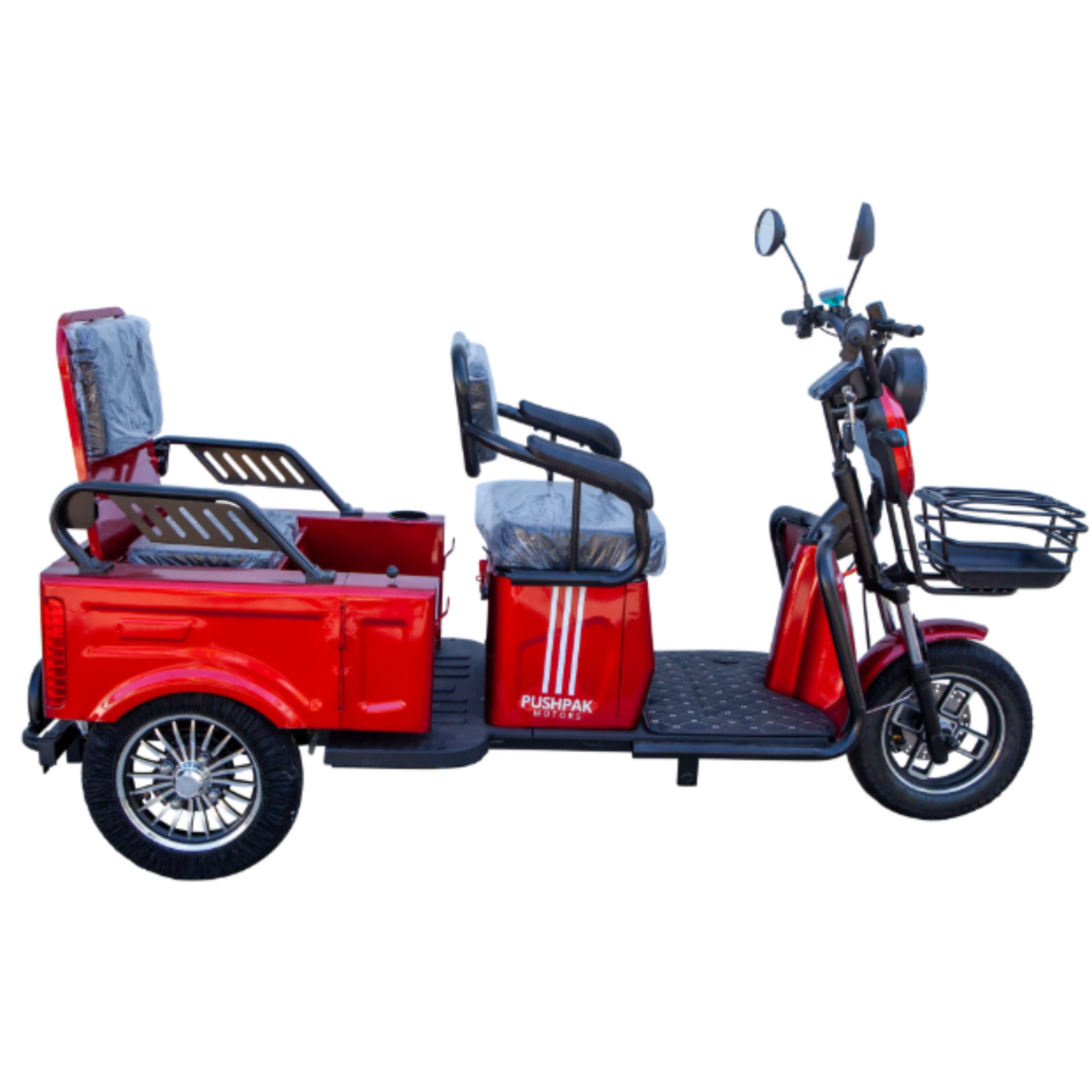 Pushpak 3000 Two-Person Electric Scooter - Mobility deluxe
