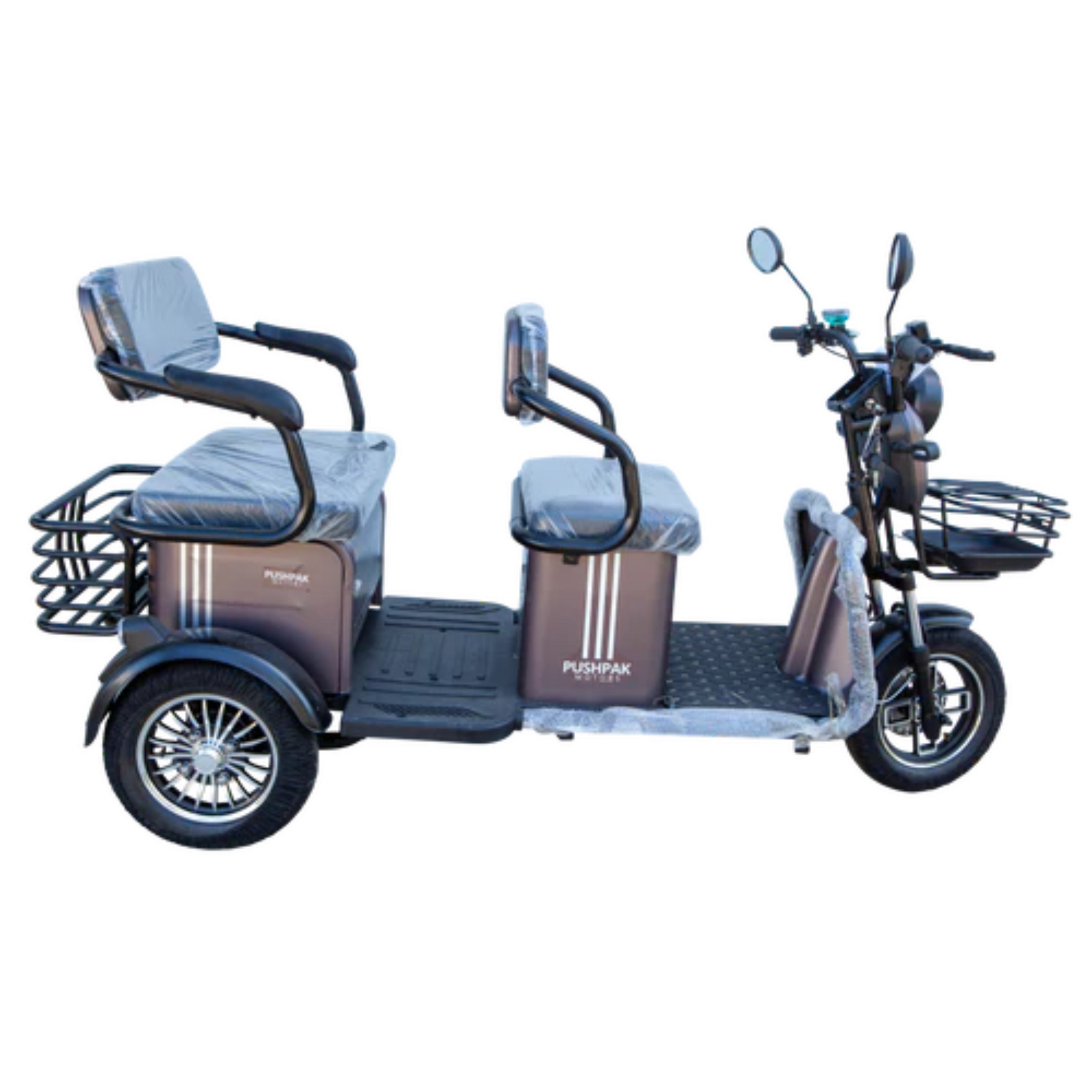 Pushpak 4000 2-Person Electric Trike Recreational Mobility Scooter