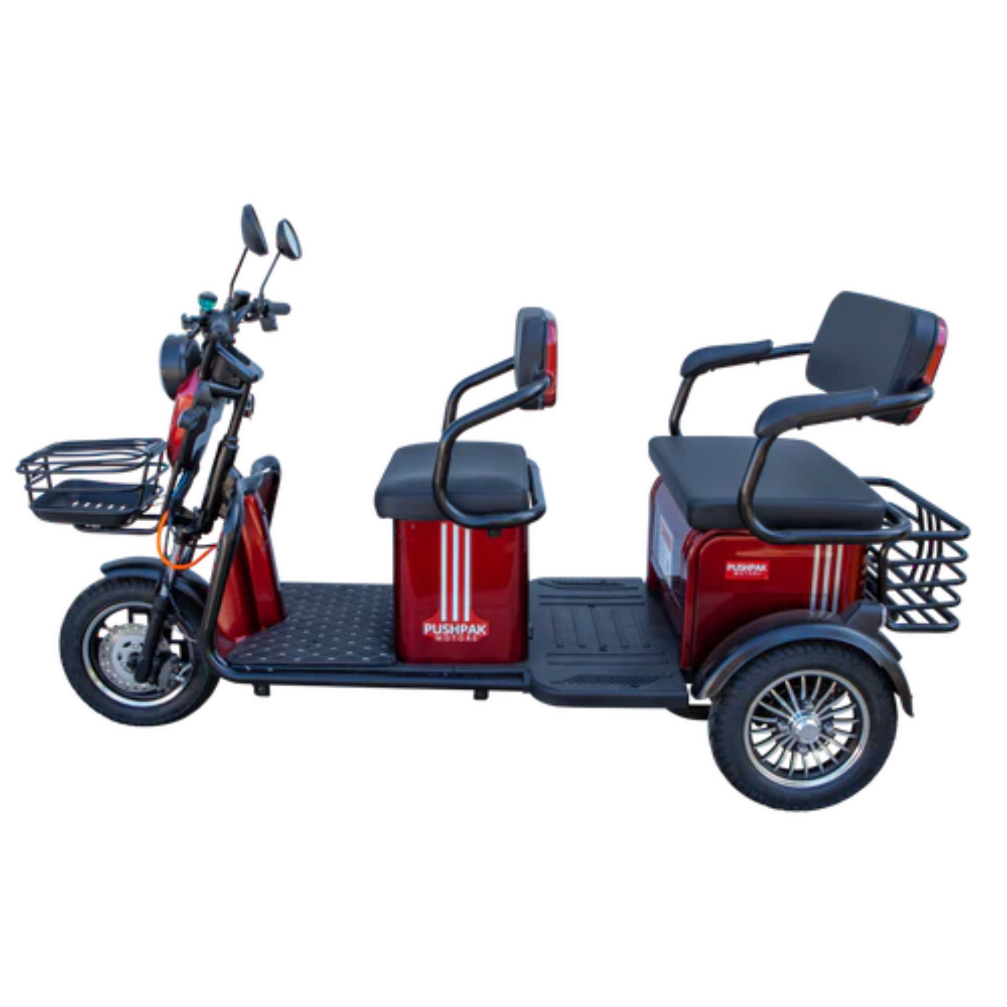 Pushpak 4000 2-Person Electric Trike Recreational Mobility Scooter