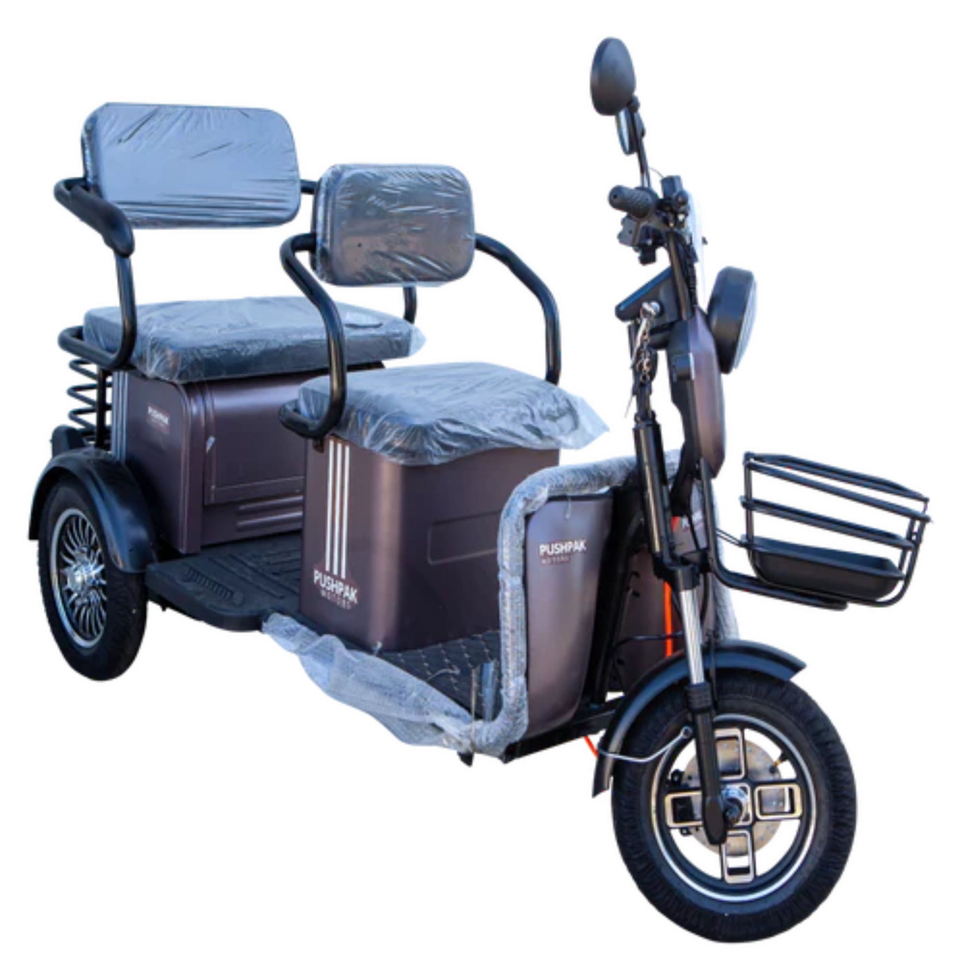 Pushpak 4000 2-Person Electric Trike Recreational Mobility Scooter