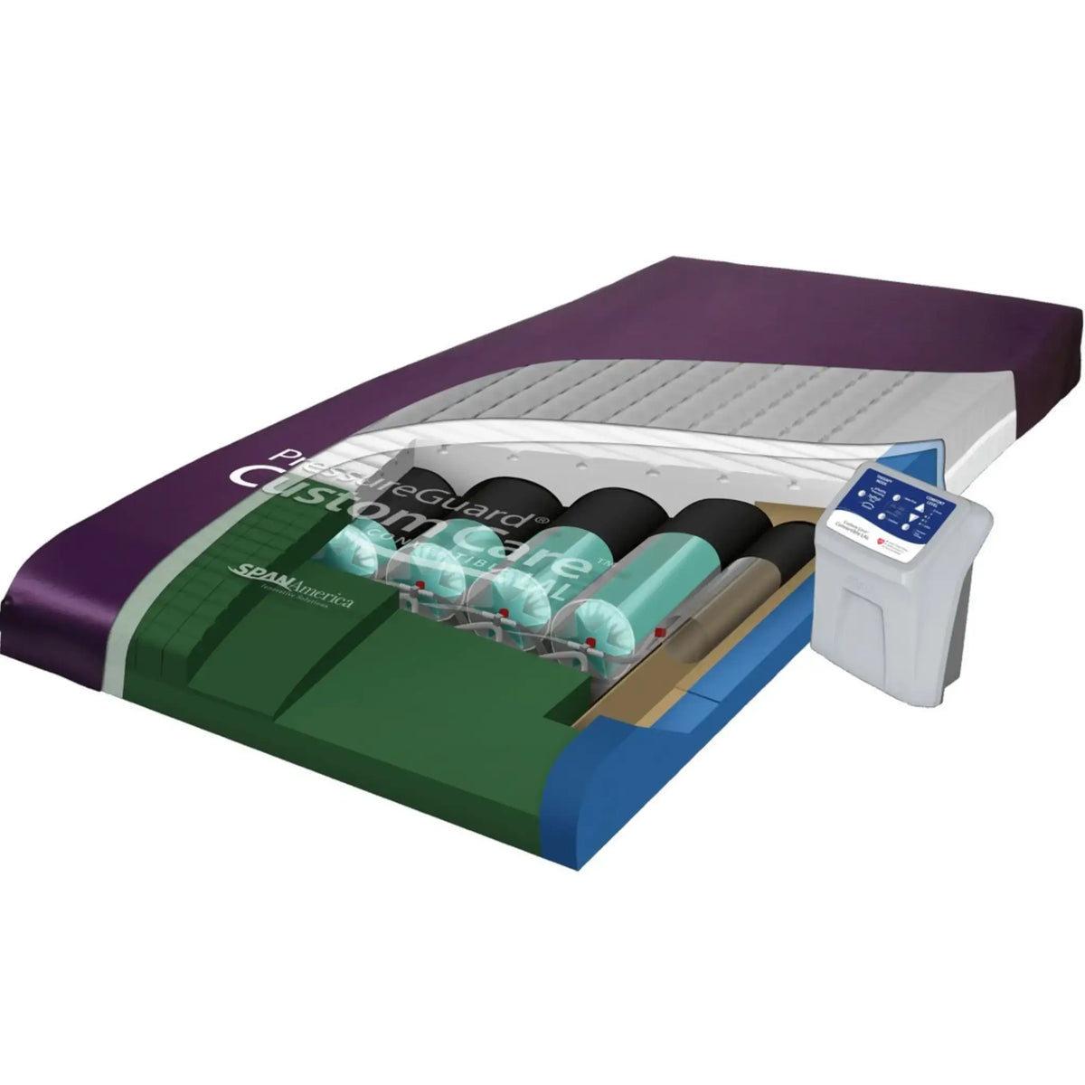 Span America Custom Care Convertible Mattress LAL