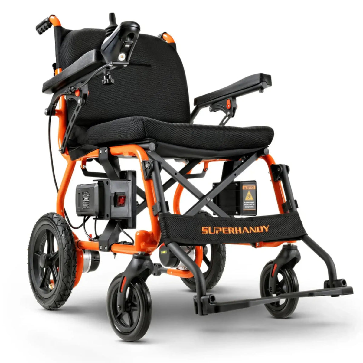 SuperHandy GoRide 2 Portable Power Wheelchair with Dual Battery